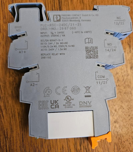 PHOENIX CONTACT 2967060 PLC-RSC -24DC/21-21 Relay Module (NEW, OPEN BOX ...