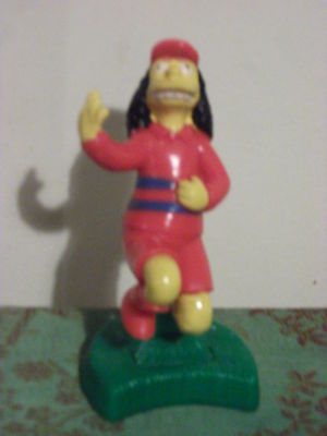 Otto Man Figurine The Simpsons Bart's School Bus Driver Burger King ...