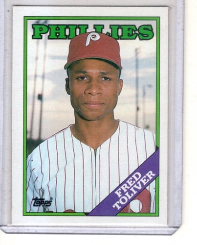 1988 Topps - #203 Fred Toliver Philadelphia Phillies baseball card | eBay