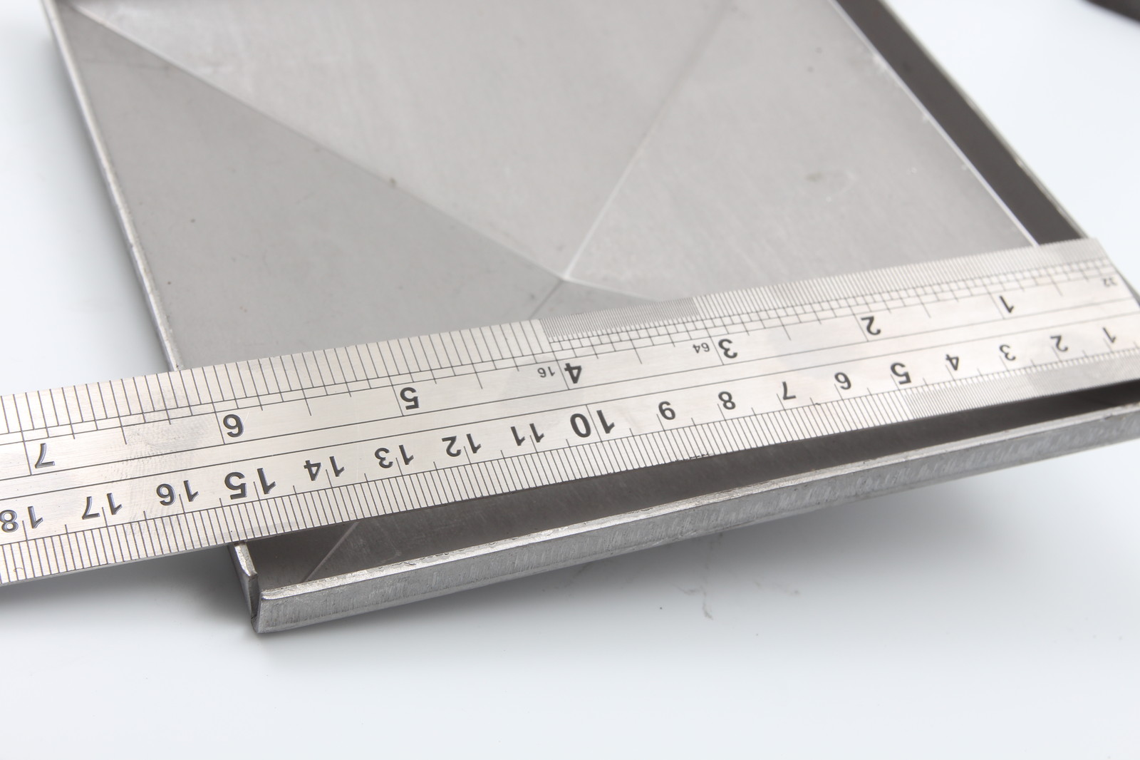 Decorative Square PRESSED STEEL POST CAPS Fence Box Section Caps with ...