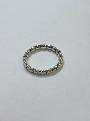 Pandora Circle Dot Stackable Celebration Ring Size 58 S925 ALE PRELOVED! E106 | eBay