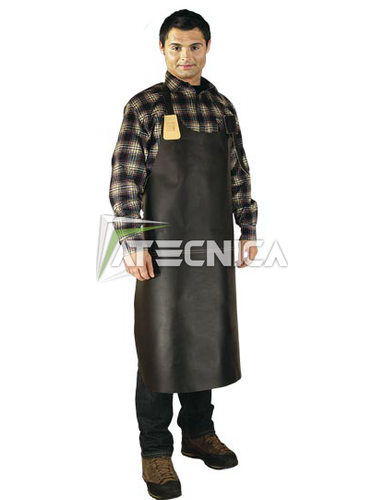 GREMBIULE PETTORINA PARANANZA PER SALDATORE IN CROSTA NERA misura 60 x ...