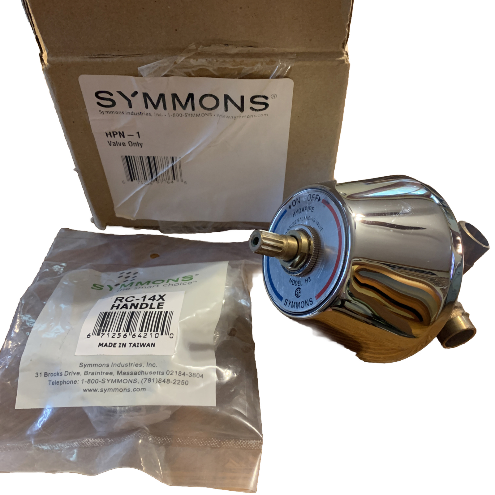 Symmons HIDE A PIPE HPN-1 VALVE ONLY for sale online | eBay