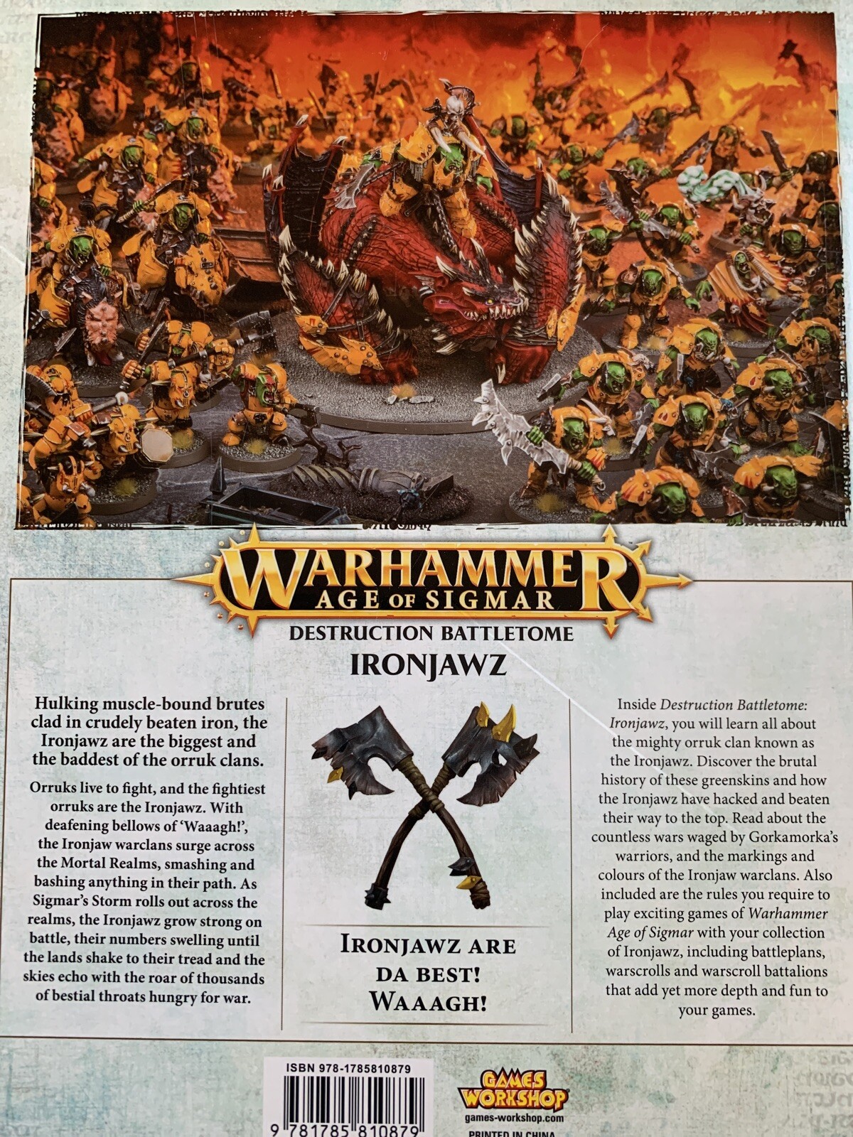 Warhammer Age of Sigmar - Destruction Battletome: Ironjawz | eBay