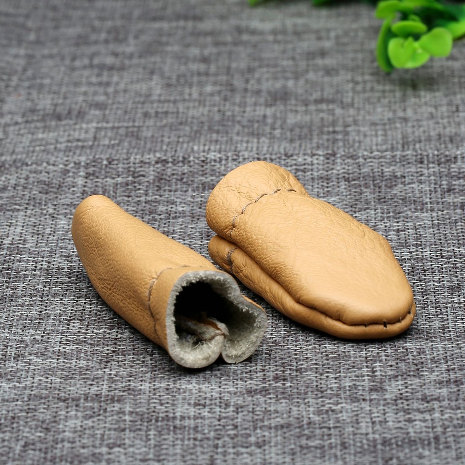 25Pair Thumb Index Finger Leather Needle Sewing Craft Guard Protector ...