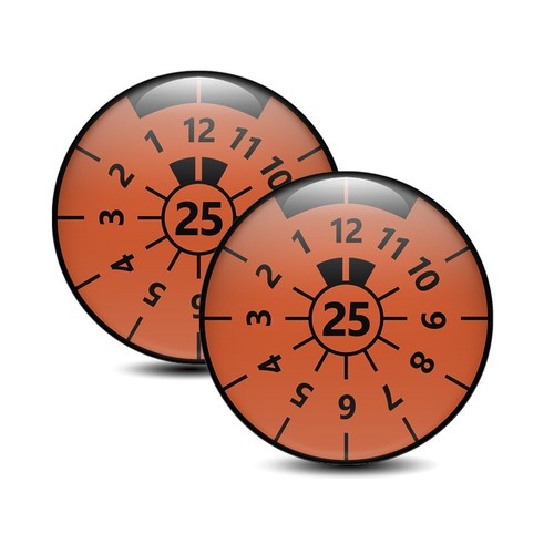 2 x Silicone Badge 35mm Tuv Dome Sticker German Car Number Plate ...