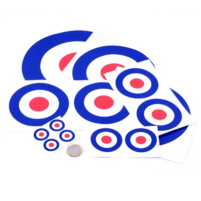 RAF Roundel Mod Stickers Choice Of Sizes Scooter The Who Vespa Vinyl ...