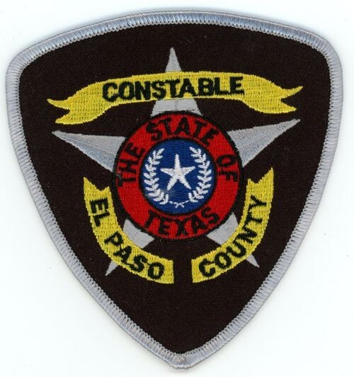 TEXAS TX EL PASO COUNTY CONSTABLE NICE SHOULDER PATCH POLICE SHERIFF | eBay
