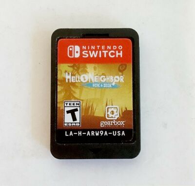 Hello Neighbor: Hide & Seek Nintendo Switch 2018 Video Game CARTRIDGE ...