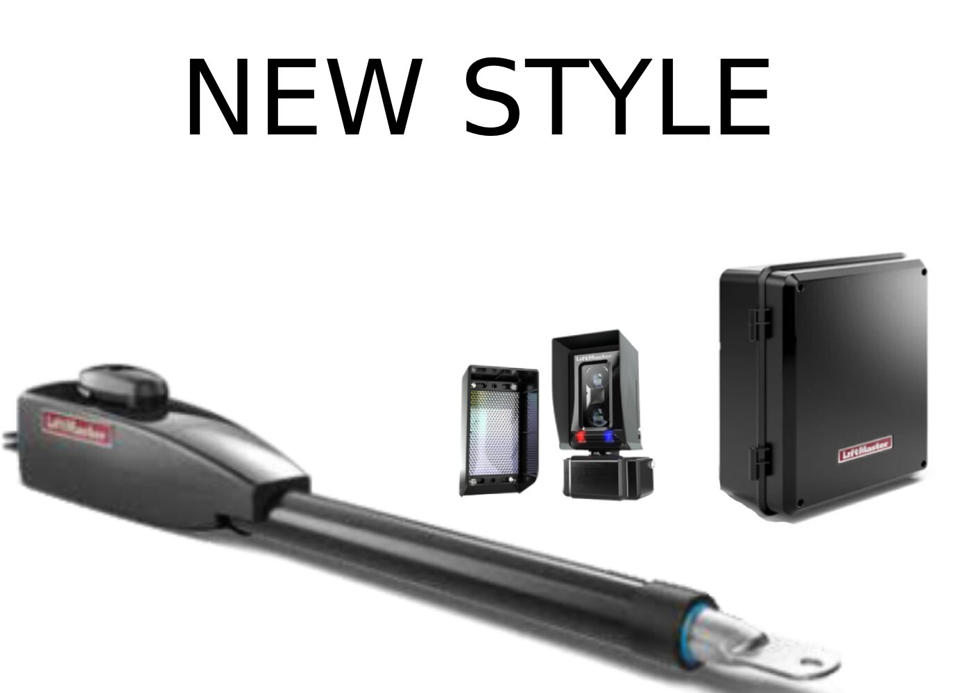 Liftmaster LA412PKGUL DUAL Solar 12V Swing Gate Opener Kit with (2 ...