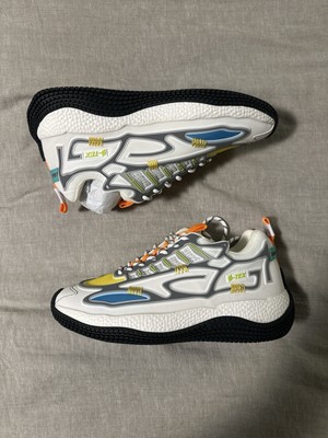 John Geiger 004 "Dry Ice" Size 10 WHITE/YELLOW/BLUE - SOLD OUT LIMITED ...