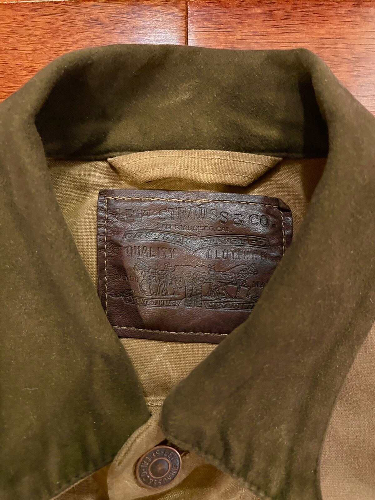 Vintage Levi’s X Filson Tin Cloth Trucker Jacket MEDI… - Gem