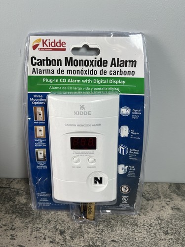 Kidde Carbon Monoxide Alarm KN-COPP-3 Plug-in With digital display ...