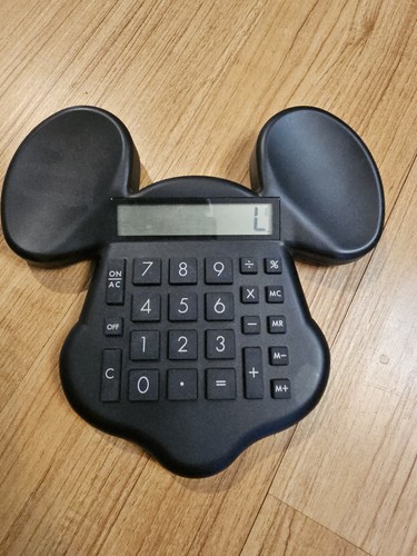 Disney Mickey Mouse Calculator Office Decor Desk Black School Suppy | eBay