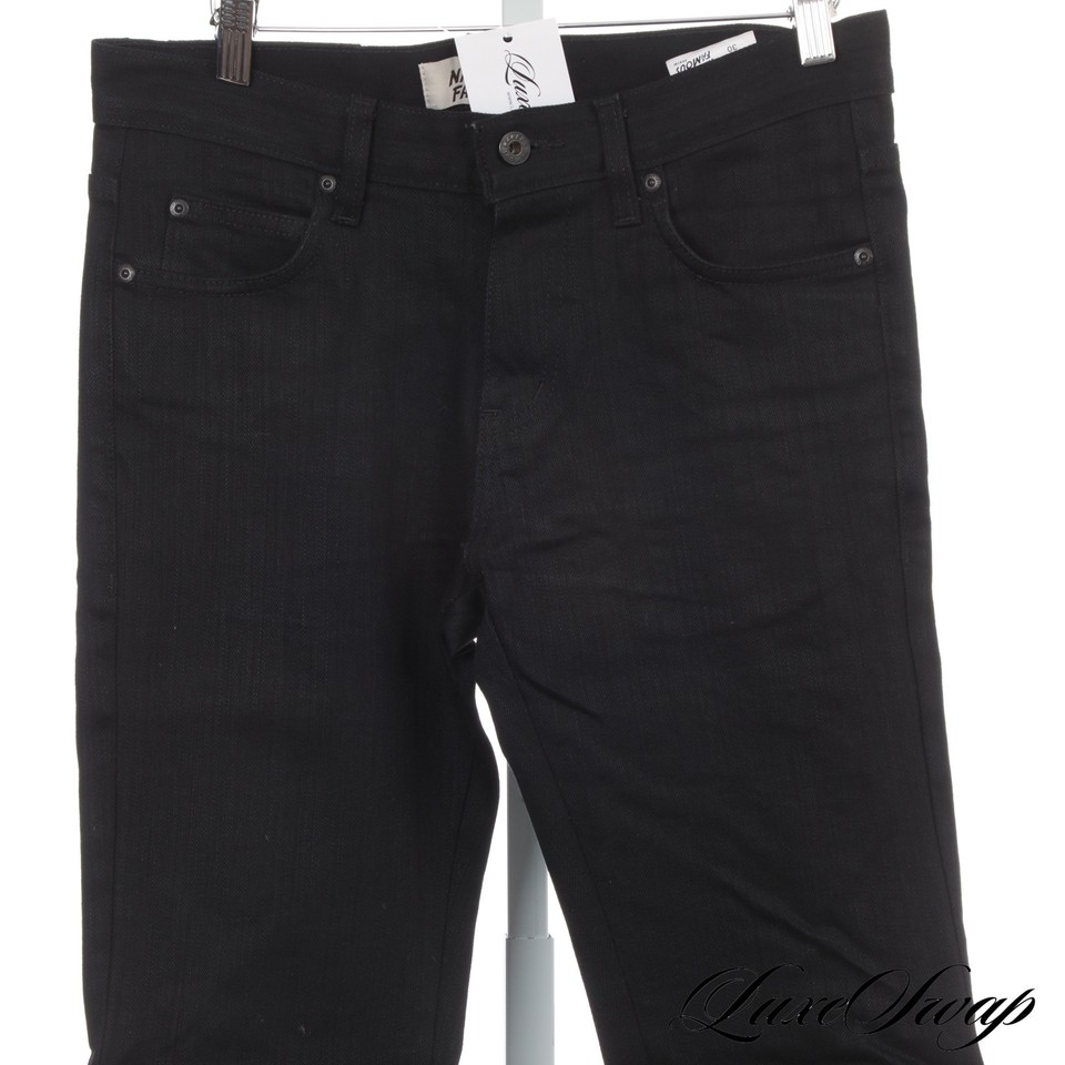 LOT X2 Naked & Famous Made in Canada Black Cream Stretch Super Guy ...