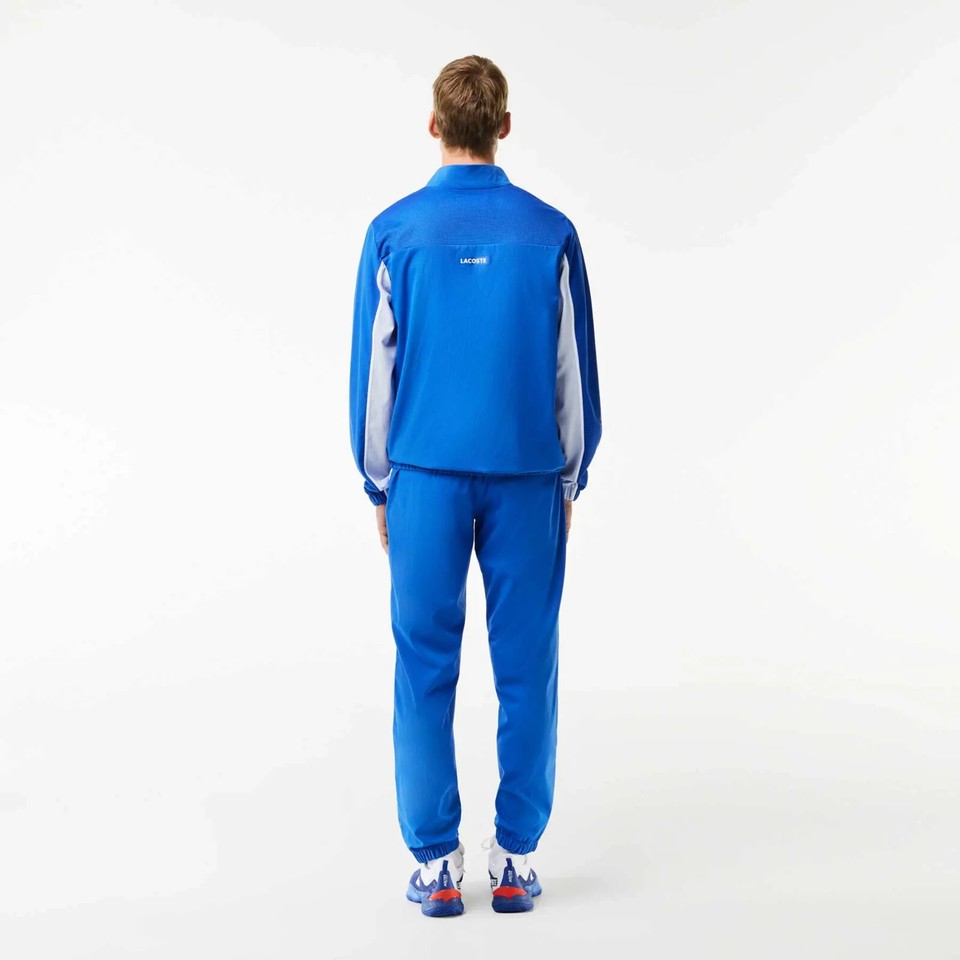 Lacoste Full Tracksuit Set Blue Top Bottoms Jacket Mens Size M XL XXL ...