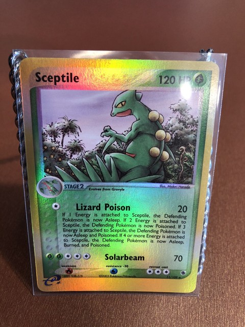 Pokémon TCG Sceptile EX Ruby and Sapphire 11/109 Reverse Holo Holo Rare ...