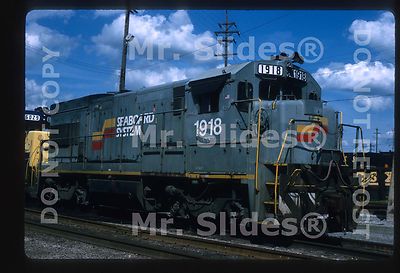 Original Slide SBD Seaboard System Full Paint U18B 1918 Cleveland OH ...