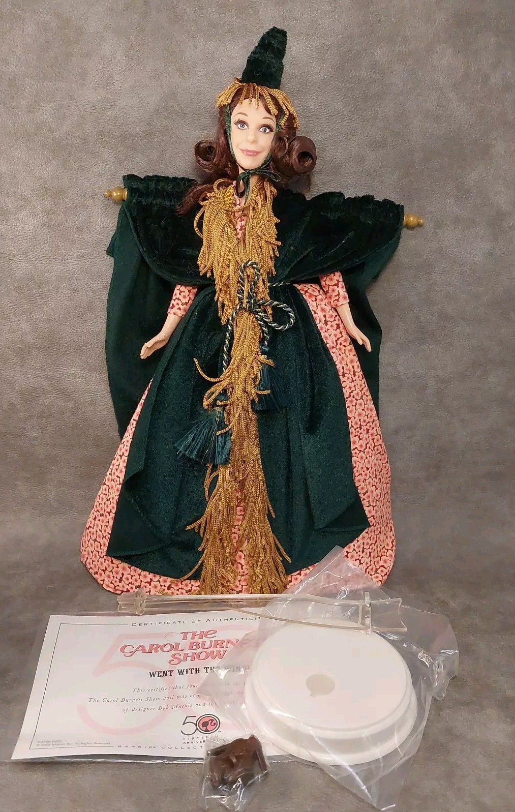Barbie 50th Anniversary The Carol Burnett Show Went With the Wind Doll ...