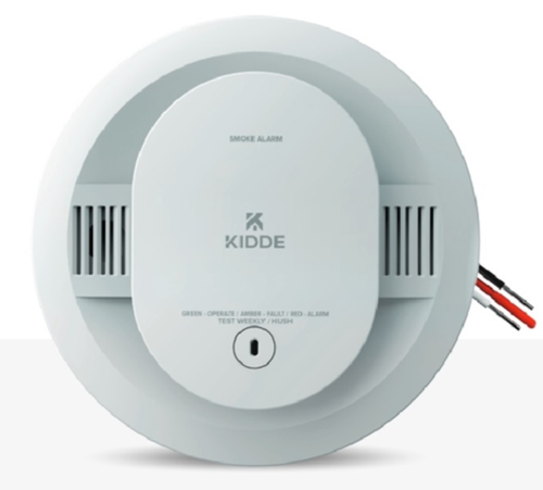 Kidde FireX Smoke Alarm SMACFEX 120V Hardwired with Battery Backup ...