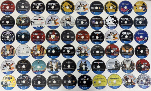 Lot of 109 PS4 Game Discs | eBay