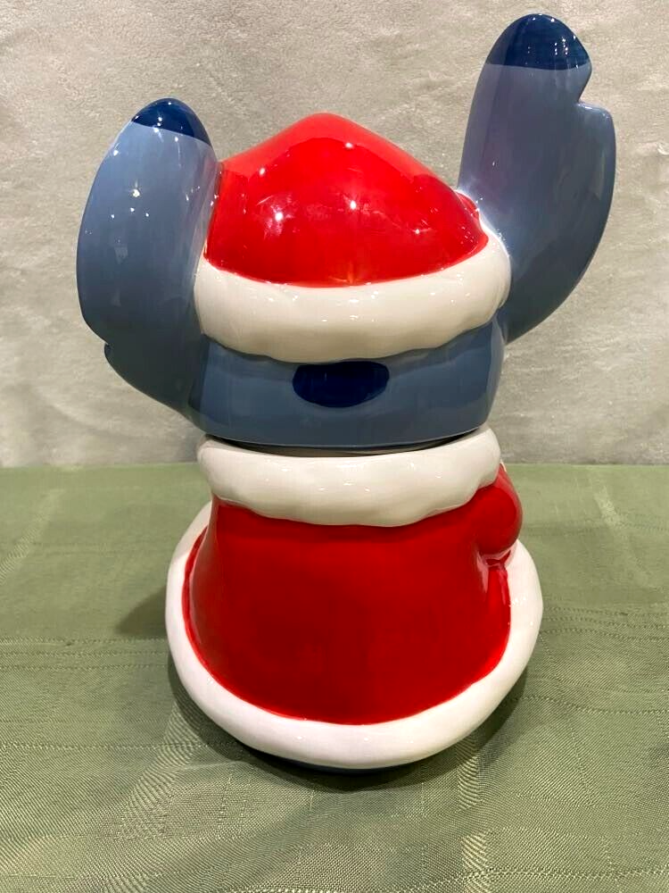 Disney Lilo & Stitch Christmas Santa Stitch Ceramic Cookie Jar | eBay