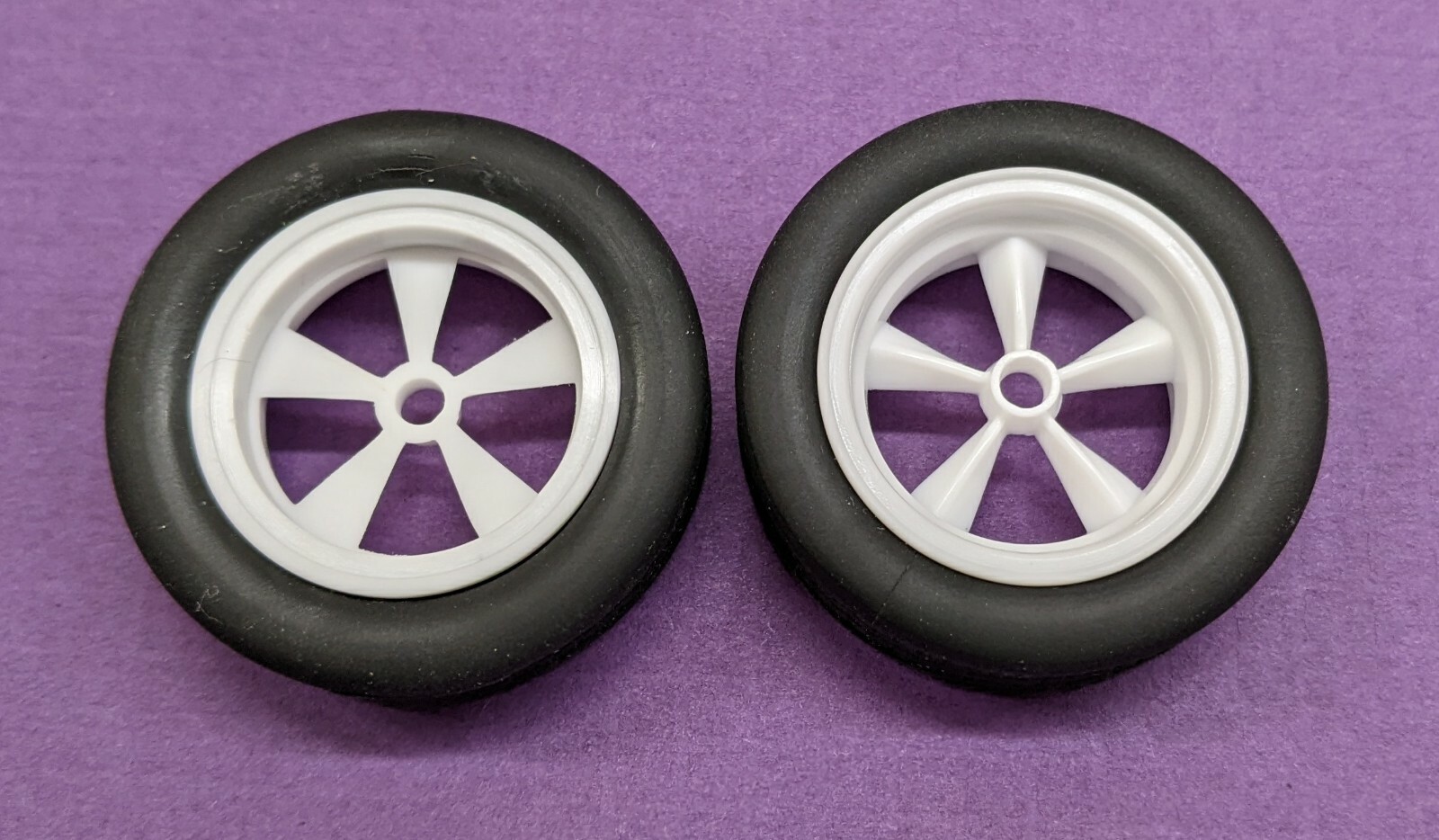 Resin 1/16 American Racing 5 Spoke Funny Car Front Wheels - Fit ...