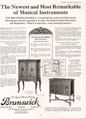 1925 MUSIC INSTRUMENT BRUNSWICK RADIOLA PHONOGRAPH RECORD AD 6210 | eBay