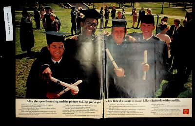 1969 Graduation Shell Service Station Vintage Print ad 9049 | eBay