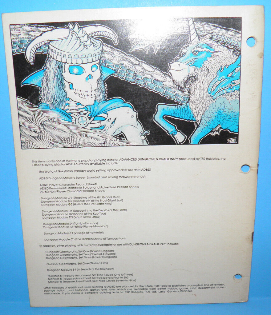 TSR Advanced Dungeons & Dragons The Rogues Gallery #9031 #B | eBay