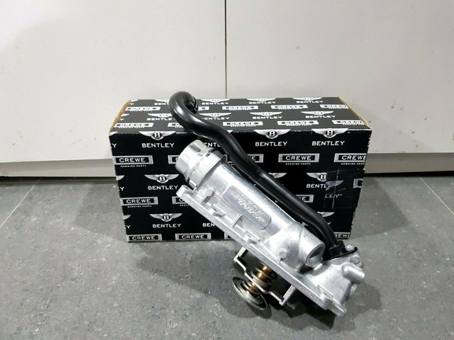 07 Bentley CONTINENTAL GTC W12 Engine Thermostat Housing 07D121111AR ...