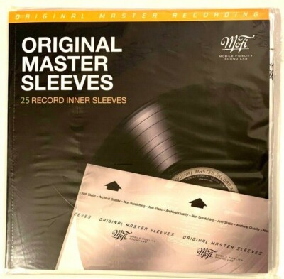 25 Master Sleeves [Mobile Fidelity Sound Lab] MFSL MoFi Archival Vinyl ...