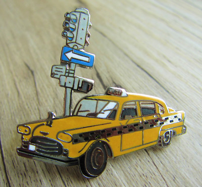 Taxi Pin / Pins: NEW YORK Yellow Cab Taxi - emailliert - edel | eBay.de