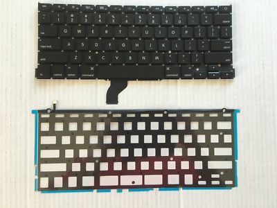 US Black Keyboard w/Backlight & Screws for 13" MacBook Pro A1502 2013 ...