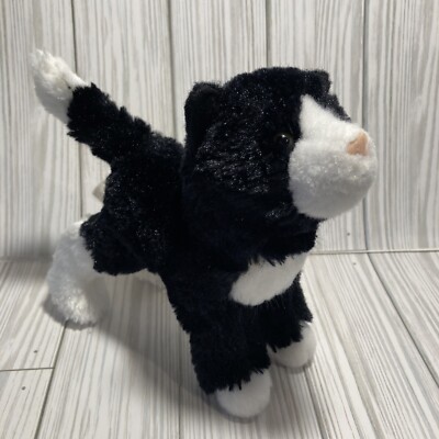 Douglas SNIPPY Black & White TUXEDO CAT Plush Stuffed Animal Toy 6 ...