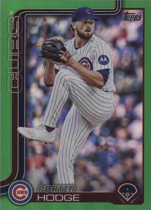 2025 Topps Series 2 - Porter Hodge #548 Green Rainbow Foilboard /99 for ...