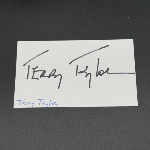 Terry Taylor Signed 3x5 Index Card - WCW WWE Wrestler - TTM Authentic ...