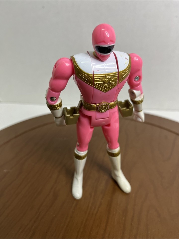 Rare Power Rangers Head Flip Action Auto Morphin Pink Ranger 1996 ...
