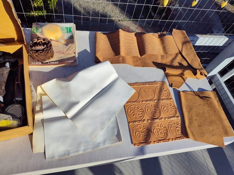 Vintage Tandy Let's Do Leathercraft Leather Craft Kit Style Old West ...