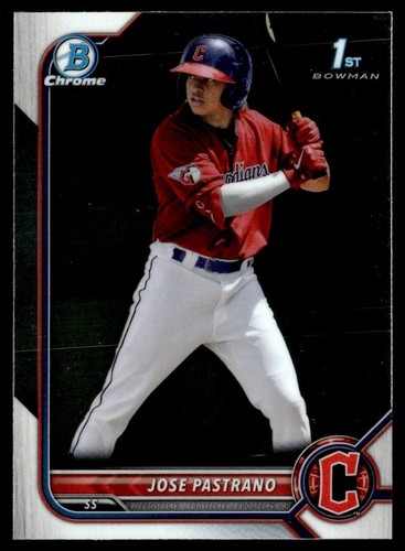 2022 Bowman Chrome Prospects Jose Pastrano Cleveland Guardians #BCP-21 ...