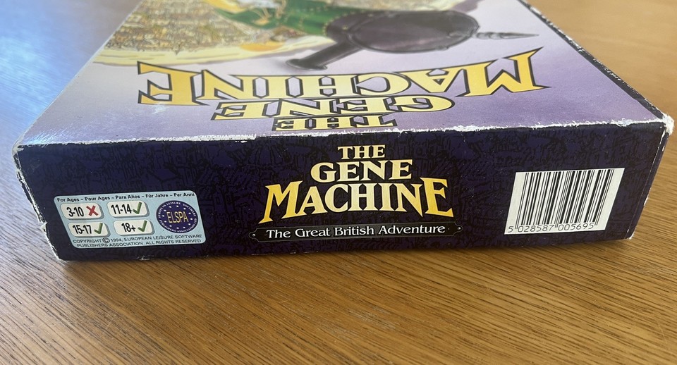 THE GENE MACHINE PC Game - Big Box Good Condition Vic Tokai more ...