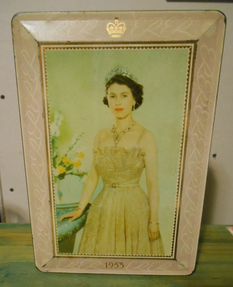 Queen Elizabeth II 1953 Royal Coronation Portrait Edward Sharp Toffee ...