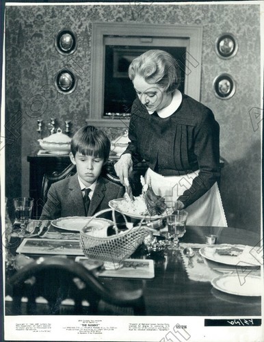 1965 Actress Bette Davis & Actor William Dix in The Nanny Press Photo ...