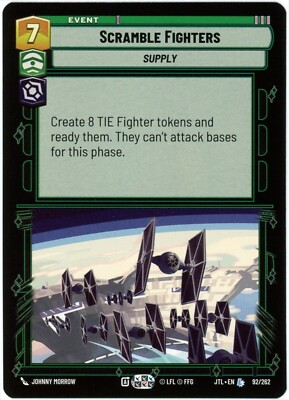 Scramble Fighters - 92 - Jump to Lightspeed - SWU | eBay