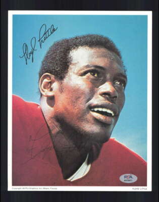 Floyd Little PSA DNA Signed Vintage 8x10 Photo Autograph | eBay