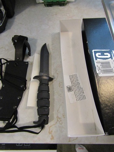 Ontario USA Spec Plus Air Force SP2-95 black fixed blade knife NOS W ...