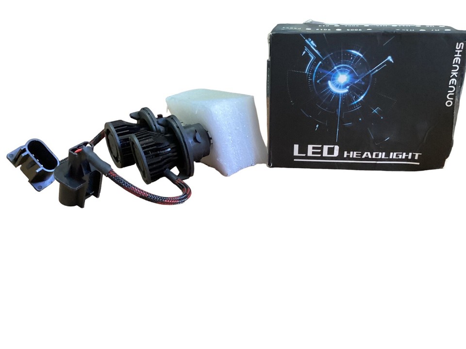 SHENKENUO H1 LED Headlight LED Lights Bulbs Kit HI/LO Beam 6000K ...