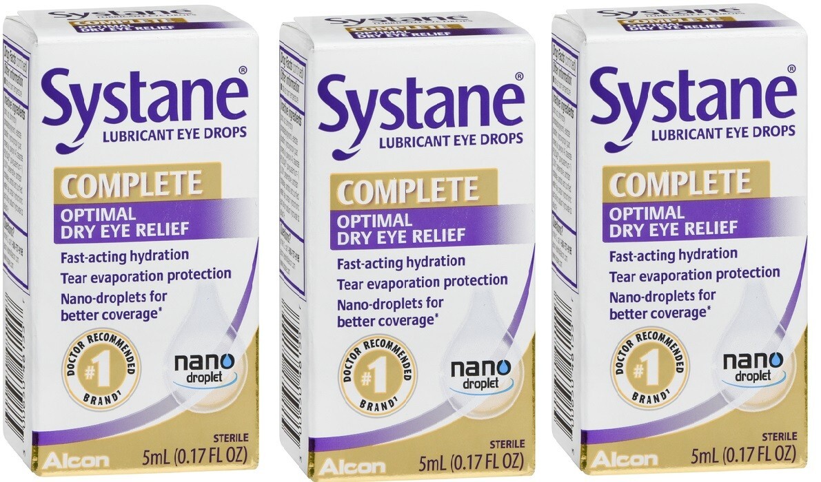 Systane Complete Eye Drops Optimal Relief 5ml (3 Pack) | eBay