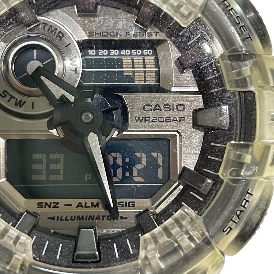 CASIO G-SHOCK GA-700SK-1AJF Skeleton Quartz Watch | eBay UK
