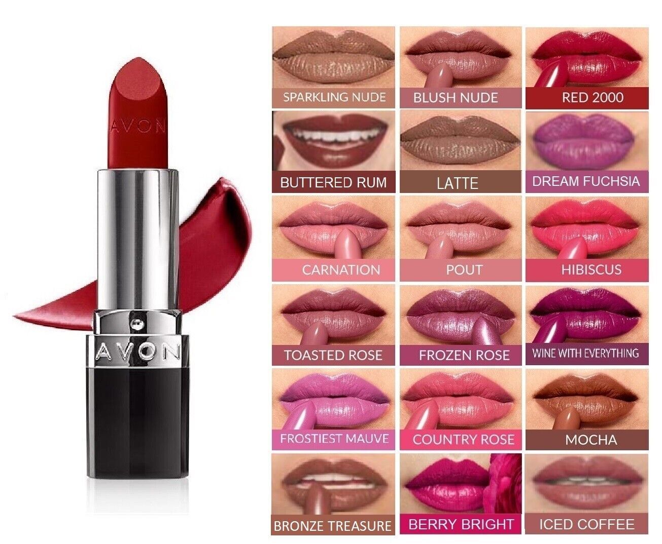 Avon True Color Ultra Color lipsticks Nourishing, Matte New Retired'You ...